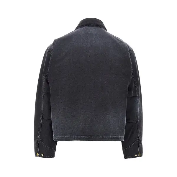 Carhartt Work In Progress Destroy Denim 'arcan' Jacket - Black