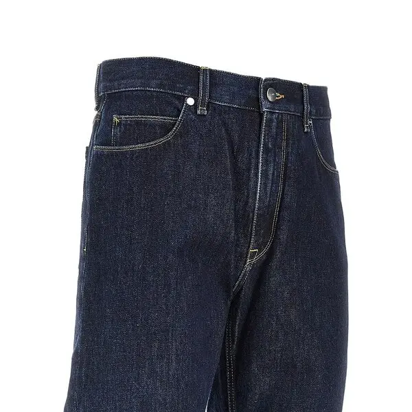 Fendi Dark Wash Regular Fit Jeans - Blue