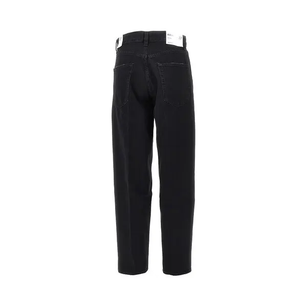 AGOLDE 80's High-rise Tapered Leg Jeans - Black