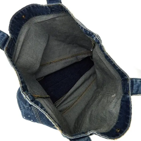 Carhartt Work In Progress Destroy Denim Tote Bag - Blue