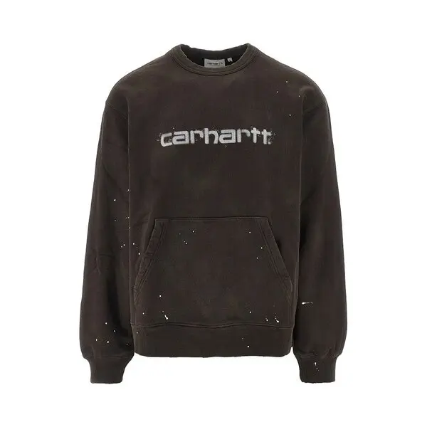 Carhartt Work In Progress Painter Crewneck Weathirt - Brown