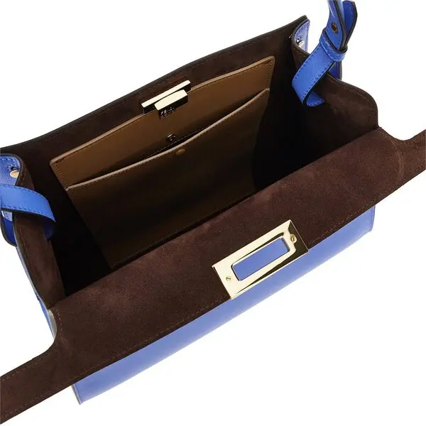 Fendi Leather Medium Way Bag - Blue