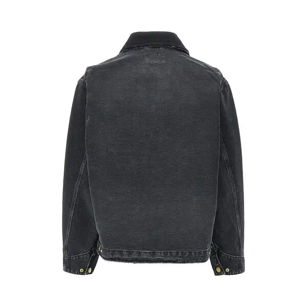 Carhartt Work In Progress Detroit' Cotton Jacket - Black