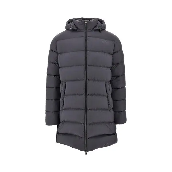 Herno Nylon Microfiber Goose Down Parka Coat