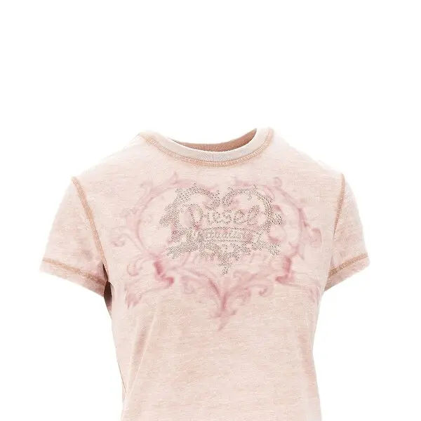 DIESEL® Embellished Burnout Effect T-shirt