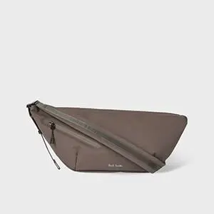 Paul Smith Nylon Sling Cross Body Bag - Brown