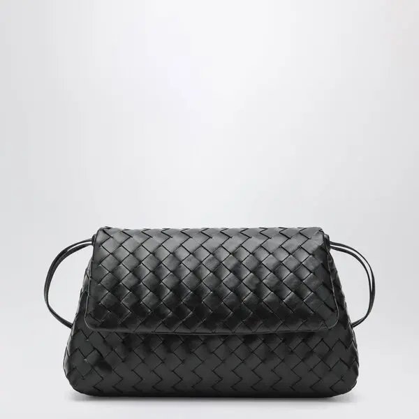 Bottega Veneta Intrecciato Giorno Clutch - Black
