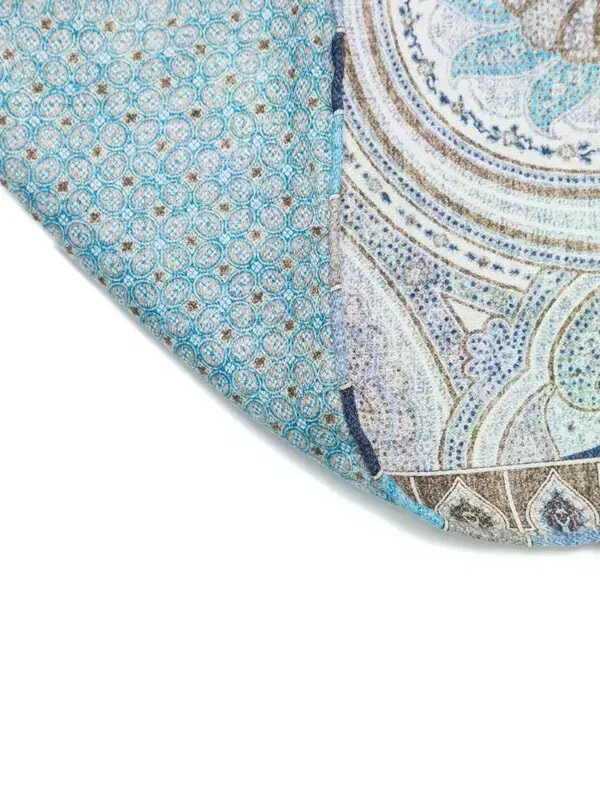 DELL'OGLIO Easy Paisley-print Scarf