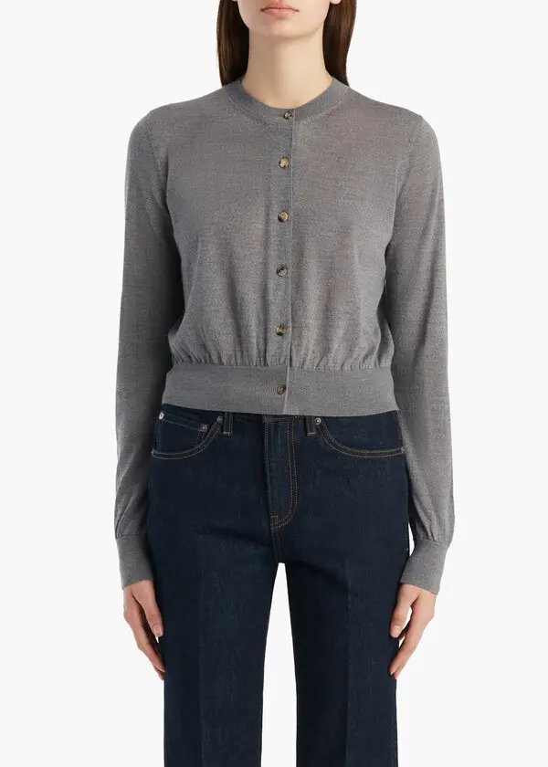 Khaite Tansy Cardigan - Sterling
