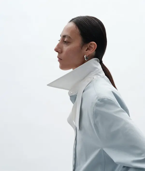 Bottega Veneta Small Disc Earrings - Silver