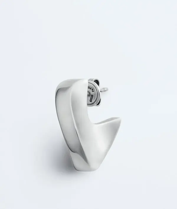Bottega Veneta Small Disc Earrings - Silver