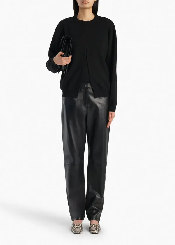 Khaite Cooper" Cardigan In Wool And Cashmere