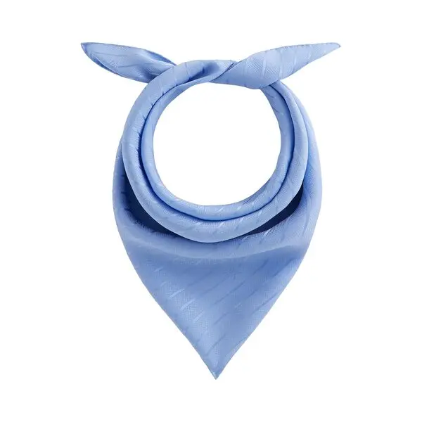 Kith Silk Cupro Jacquard Scarf 'millstream - Blue