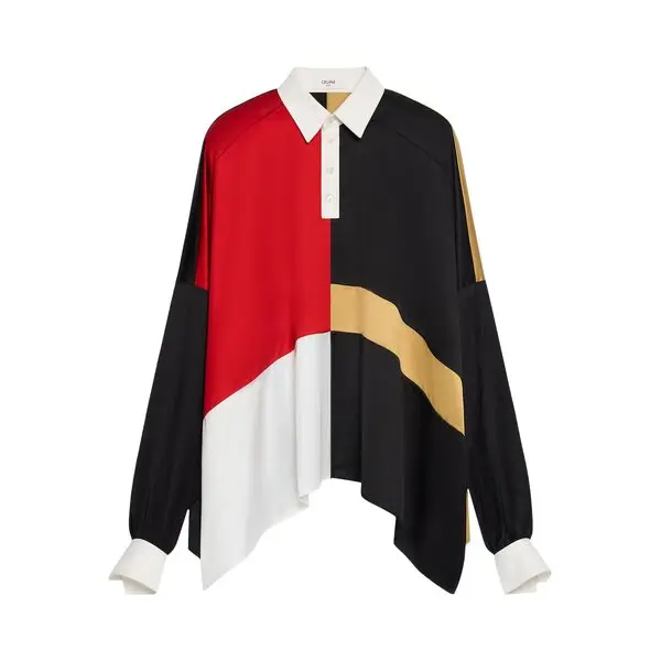 Celine Colorblock Polo Shirt