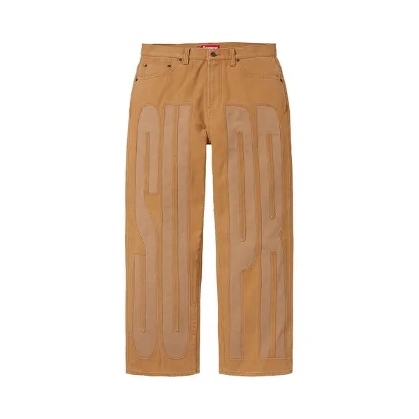 Supreme Inset Spellout Baggy Jean