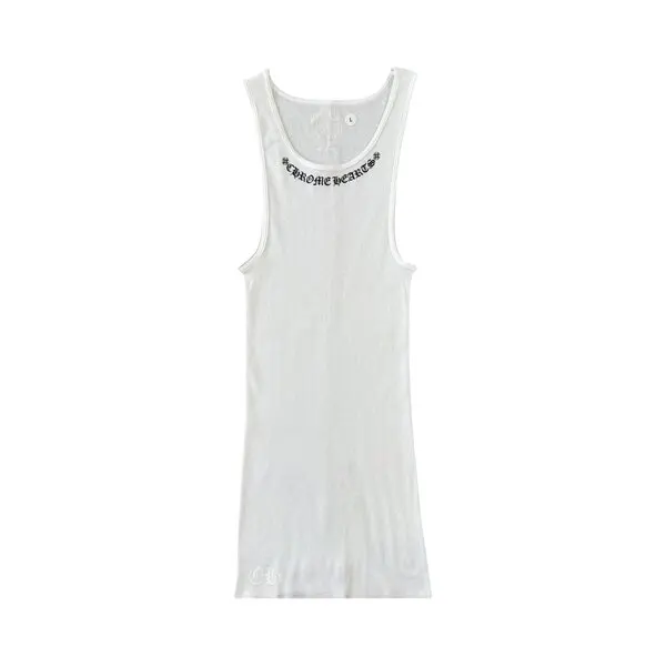 Chrome Hearts X Mayumi Foti Neck Logo Ribbed Tank Top