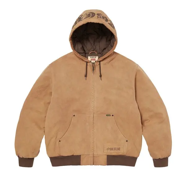 Supreme X The Great China Wall Hooded Work Jacket
