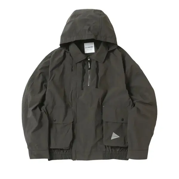 AND WANDER Water Repellent Hooded Jacket