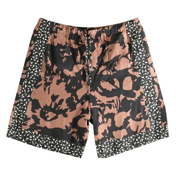Dries Van Noten Abstract Floral Print Trousers
