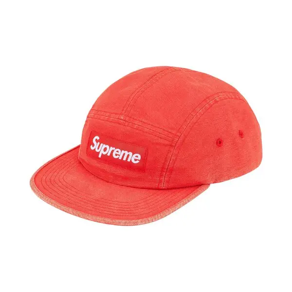 Supreme Canvas Camp Cap - Red