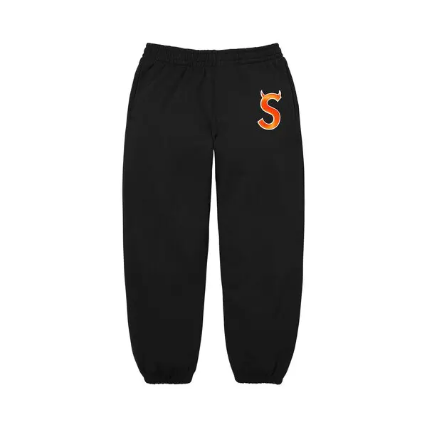 Supreme Devil's Logo Sweatpants - Black