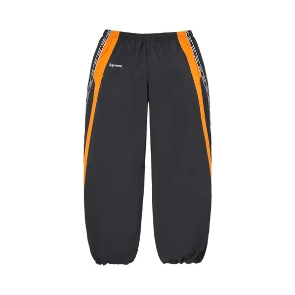 Supreme Logo Taping Track Pant - Orange