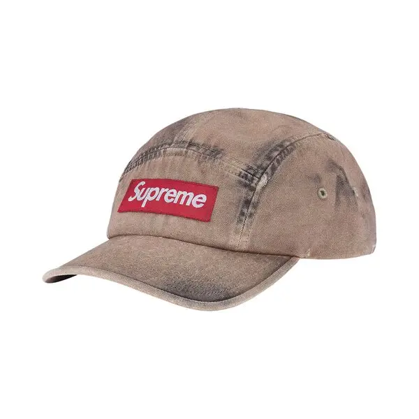 Supreme Overdyed Camp Cap - Tan
