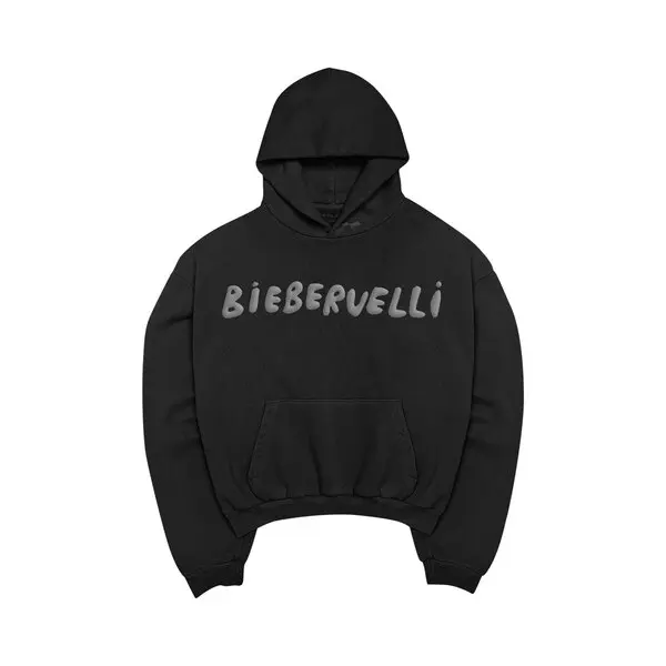 SKYLRK Coachella Biebervelli Hoodie - Black