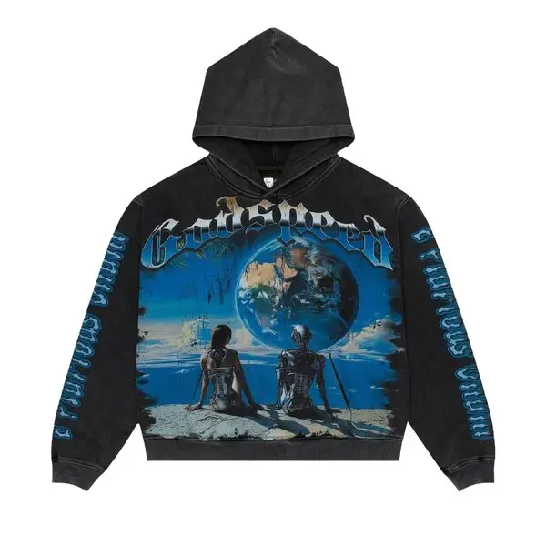 GODSPEED Artificial Love Hoodie Wash - Black
