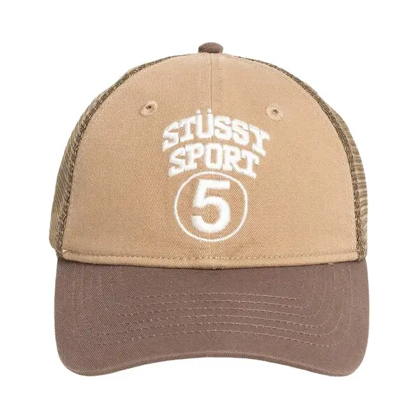 StÜssy Lp Sport 5 Trucker Cap - Tan