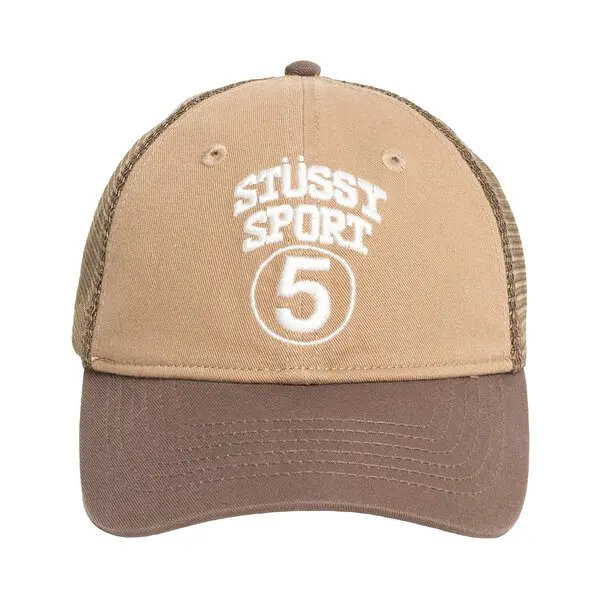 StÜssy Lp Sport 5 Trucker Cap - Tan