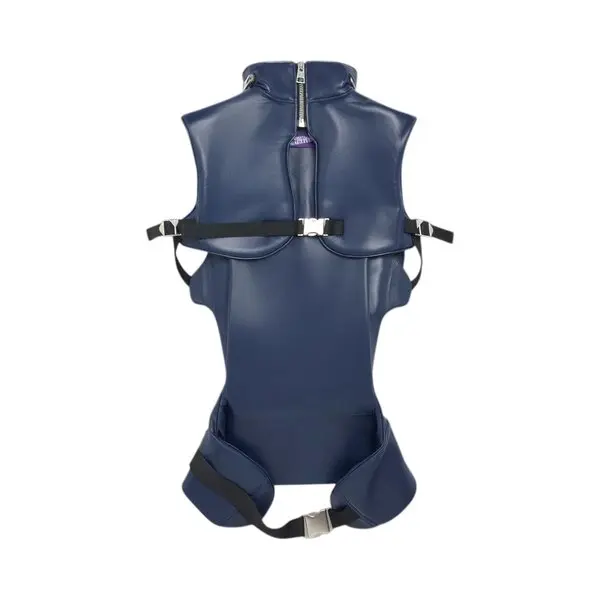 JEAN PAUL GAULTIER Leather Vest With Buckle Detailing