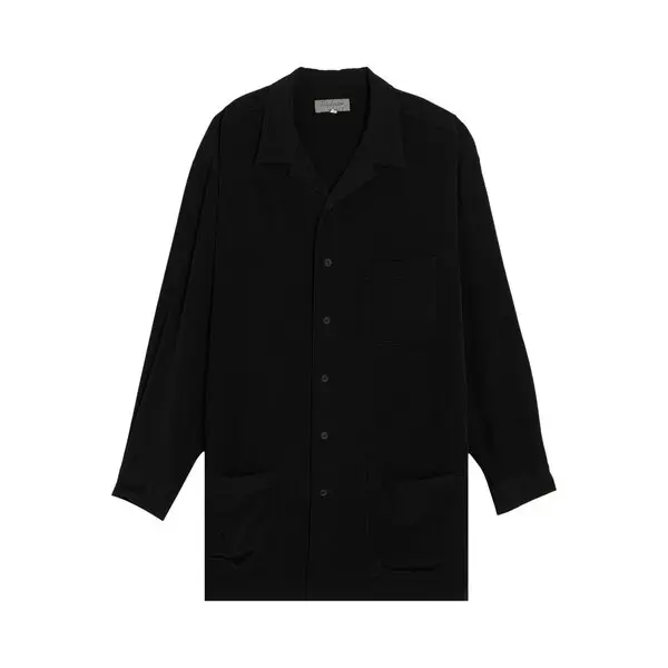 YOHJI YAMAMOTO POUR HOMME 3 Pocket Blouse - Black