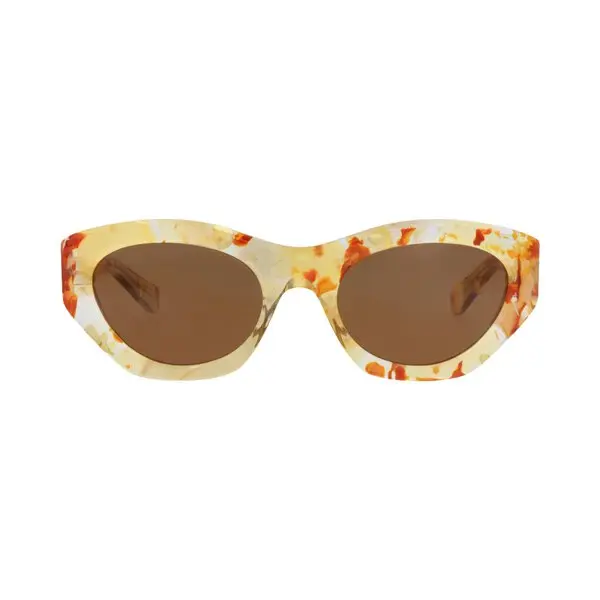Chloé Cat Eye-frame Recycled Acetate Sunglasses - Copper