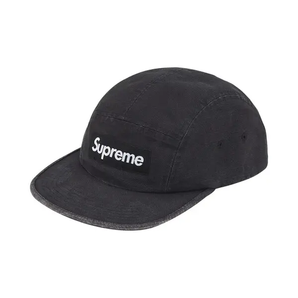 Supreme Canvas Camp Cap - Black