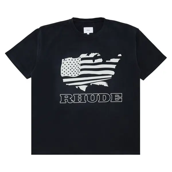 Rhude Banner" T-shirt - Black