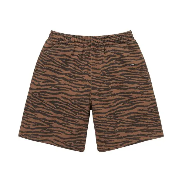 Supreme Tiger Print Sweatshorts