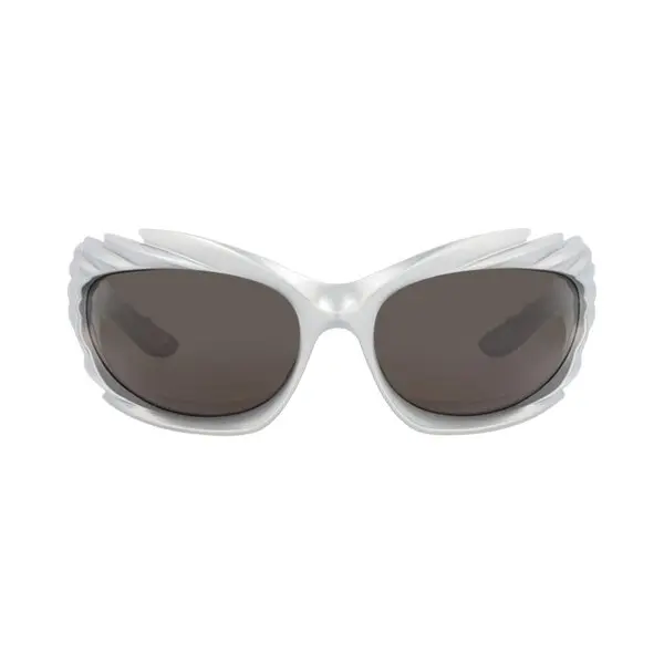 Balenciaga Shield-frame Sunglasses - Silver