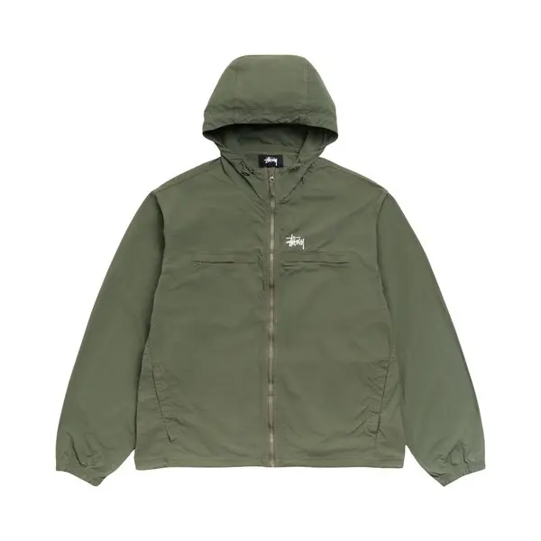 StÜssy Lightweight Hooded Jacket - Green