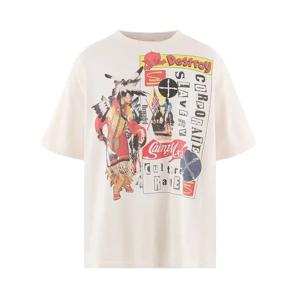 SAINT MXXXXXX X Jamie Reid "destroy Short-sleeve T-shirt - White