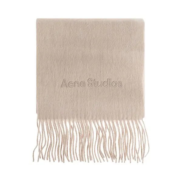 Acne Studios Vinnie Scarf 'oatmeal Melange - Cream