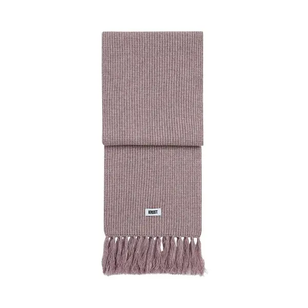 KROST Wool Speckle Scarf 'mauve - Red