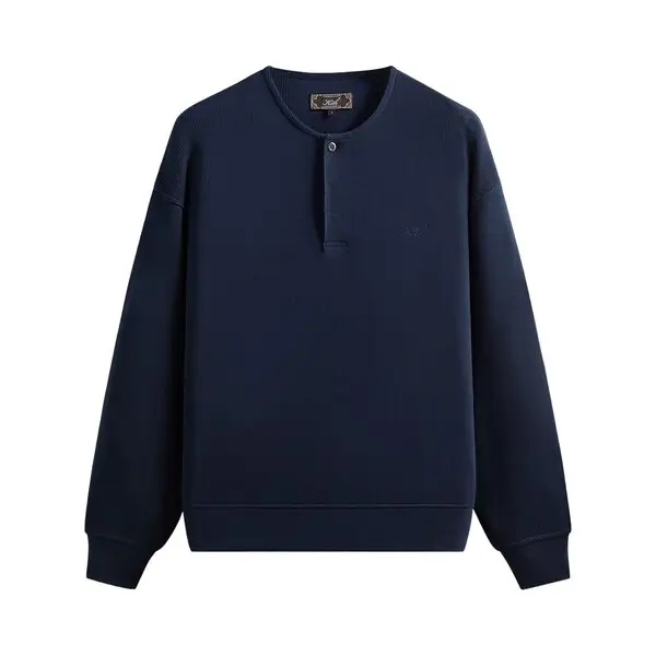 Kith Micro Waffle Long Sleeve Pullover