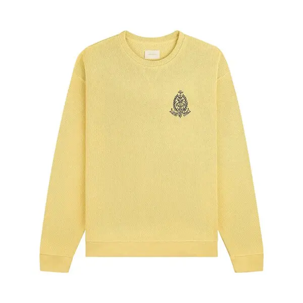 Aimé Leon Dore Saint George Piqué Crewneck Sweatshirt