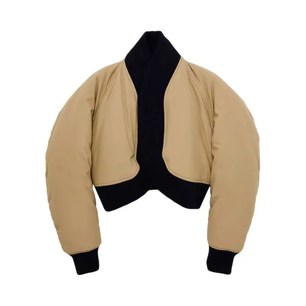 JEAN PAUL GAULTIER Round Ribbed Bomber Jacket