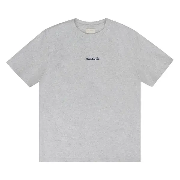 Aimé Leon Dore Short-sleeve Script Logo T-shirt - Grey