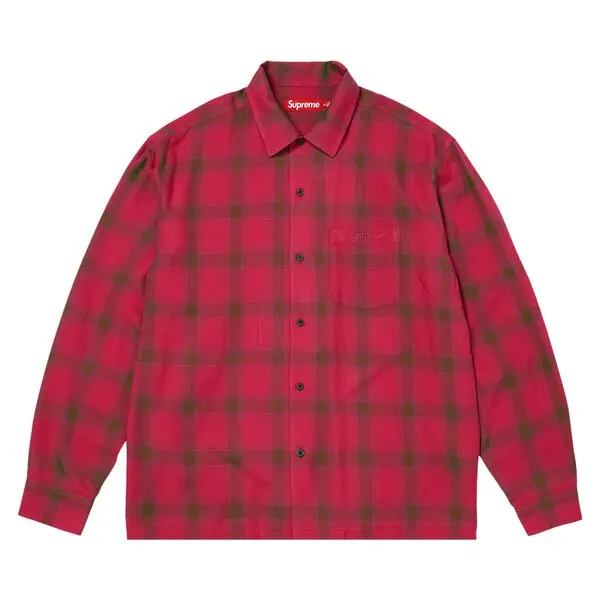 Supreme Shadow Plaid Rayon Shirt