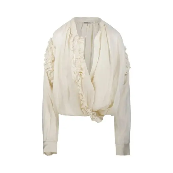 Dries Van Noten Mousseline Ramie Shirt