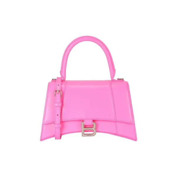 Balenciaga Small Hourglass Top Handle Bag - Pink