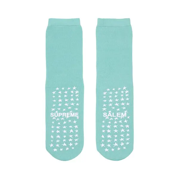 Supreme X Salem Hospital Socks - Blue